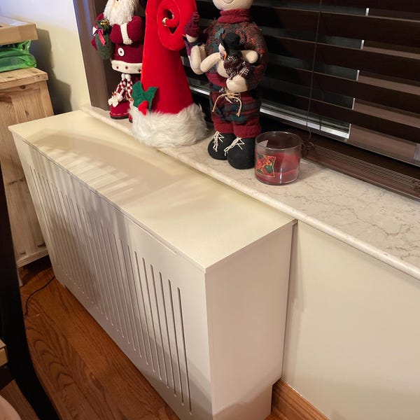 AURORA Modern Unfinished Radiator Cover Cabinet, High Quality Medex ...