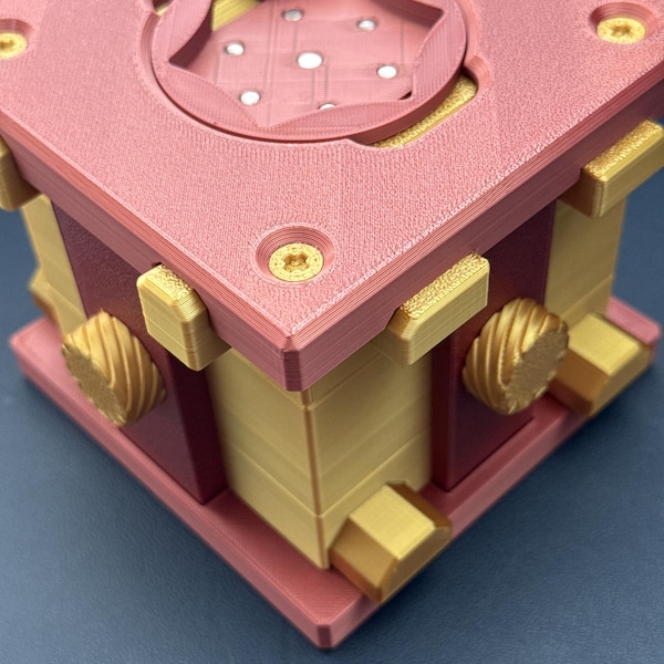 Arcana Puzzle Box, 3d Printed Puzzle Box With 35 Steps and 47 Parts ...