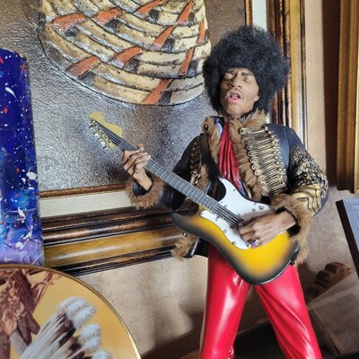 Jimi Hendrix Collectible Statue - Etsy