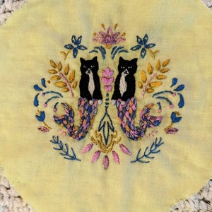 PDF Alien Cat Embroidery Pattern Cat Embroidery Pattern Embroidery ...