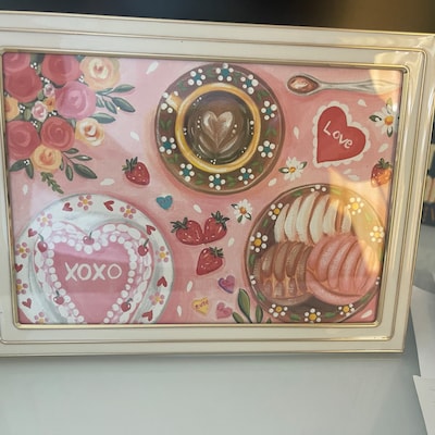 A Plate of Love 8X8 Art Print - Etsy