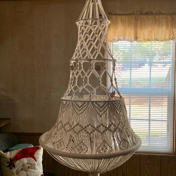 PATTERN Large Macrame Christmas Tree - Etsy