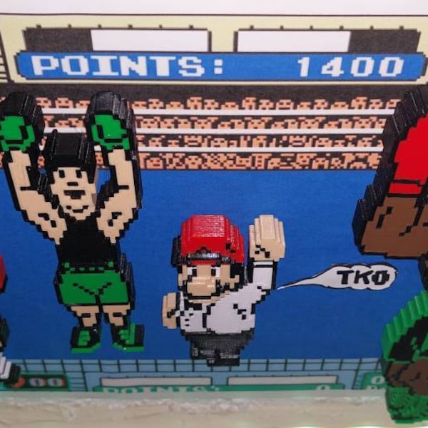 Retro Arcade Game Cupcake/cake Toppers, 8-bit Party Decorations set of ...