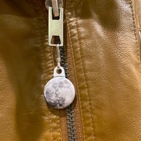 Moon Pin | Outer Space Button | 1 Inch Magnetic Necklace Charm | Star ...