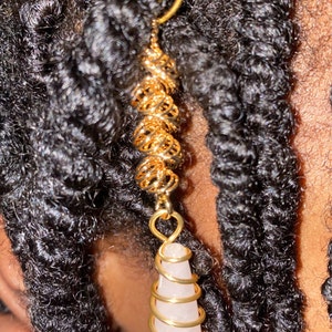 Set of 8 Cowrie Shells on Loc Rings Loc Jewelry Dreadlock - Etsy