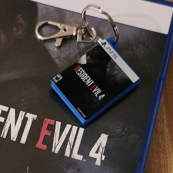 PS5 Game Box Keychain Spiderman 2, Minecraft Legends, Star Wars Jedi ...