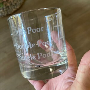 Custom Pour Line Whiskey Glass. Funny Whiskey Glass. Single - Etsy