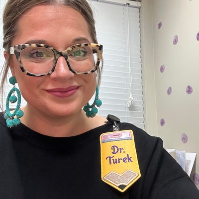 Personalized Crayon ID Badge Holder Pencil Employee ID Holder Teacher ...