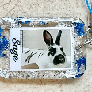Personalized Photo Keychain customize W/your Photo, Resin Photo ...