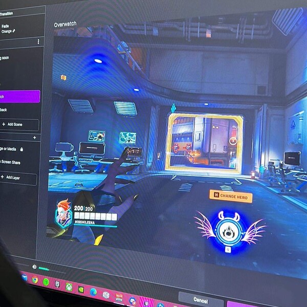 Cherry Blossom Petals | Health Bar User HUD Overwatch Overlay | Twitch ...