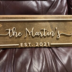 Established Sign Wedding Signs Wood Signs Custom Family - Etsy