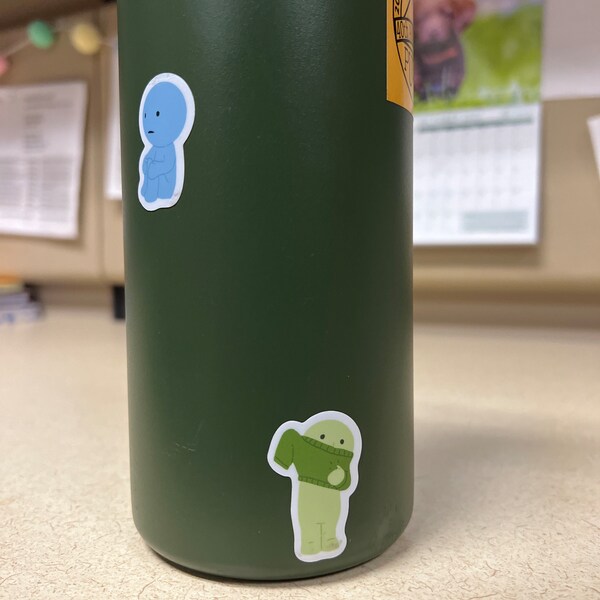 Smiski Matte Vinyl Sticker Sheet 1 - Etsy