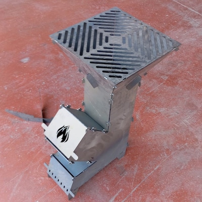 Rocket Stove Fire Pit,grill BBQ Barbecue Dxf Files for Plasma,mangal ...