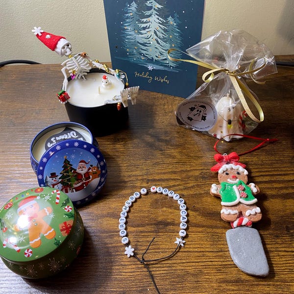 Soaking My Skeleton Bones Skeleton Candle Bath Halloween Decor Soy ...