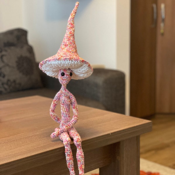 Autumn Pixies: Skeleton, Leaf & Mushroom Cap Crochet Amigurumi Pattern ...