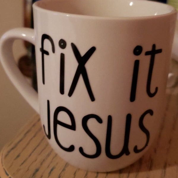 Custom Decal, Custom Mug Decal, Name Decal, Coffee Mug Decal, Coffee ...