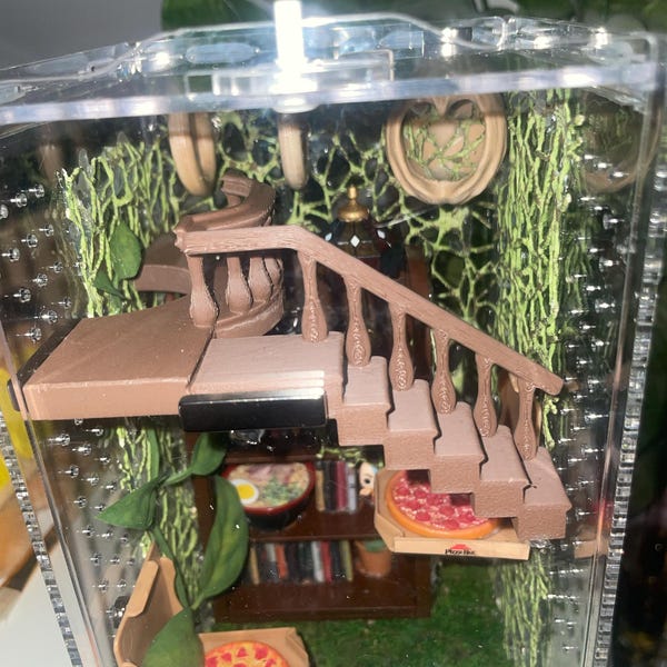 3D Printed JC Original Magnetic Staircase With Banister Jumping Spider ...