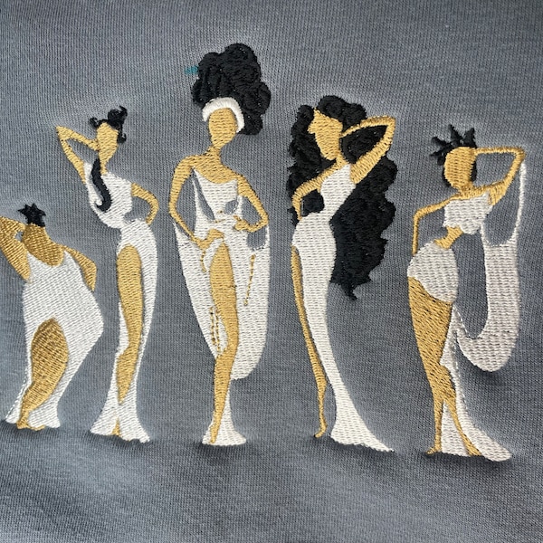 Hercules Inspired Machine Embroidery Design. the 5 Muses - Etsy