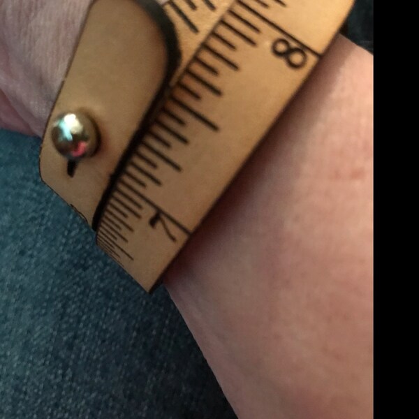 WRIST RULER BRACELET, Ruler Bracelet, Double Wrap Ruler Bracelet ...