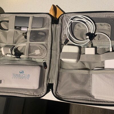 The Ultimate Travel Tech Organizer Store Your Cables, Tech Accessories ...