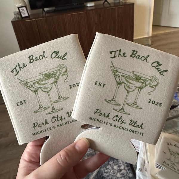 Country Bach Club - Custom Bachelorette Party Can Coolers ...