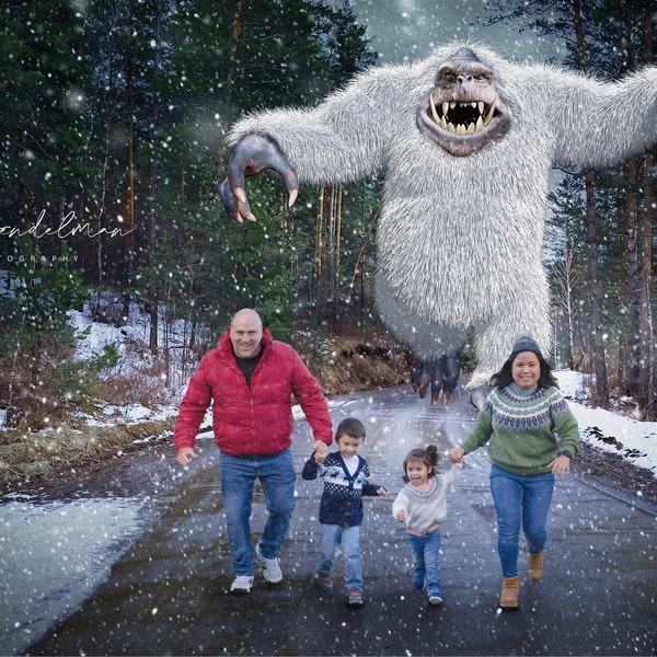 Yeti Digital Background, Premade Digital Background ~ Yeti Inspired - Etsy