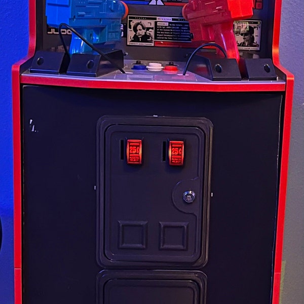Full Size Arcade 3D Printed Coin Door With LED Credit Buttons - Etsy