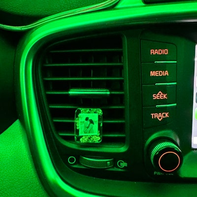 Mini Personalized Resin Photo Car Vent Clip, Anniversary/couples Gift ...