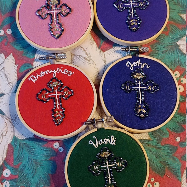 FULL KIT* Orthodox Cross Hand Embroidery/christian Embroidery Pattern ...