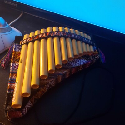 Artesanal Pan Flute 13 Pipes From Peru Case Included Item in USA - Etsy