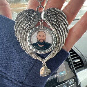 Photo Memorial Custom Memorial Memorial Keychain Memorial Gift ...