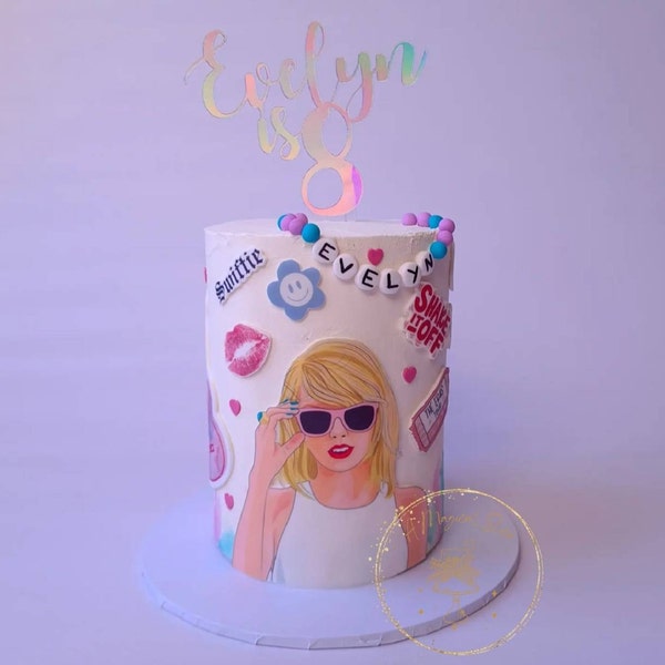 Hello Age Cake Topper Laser Cut Acrylic - Etsy