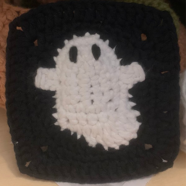Ghost and Pumpkin Crochet Granny Square PDF PATTERN Pack (english) - Etsy