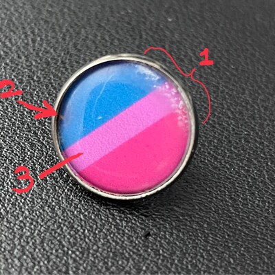 Neptunic Pride Flag Pin LGBTI Pride Flag Minimalist Flag - Etsy
