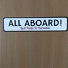 All Aboard Sign, Train Sign, Custom Train Station Sign, Family Name ...