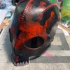 Skull Mask Leather Pattern PDF With Horns by Leatherhubpatterns - Etsy