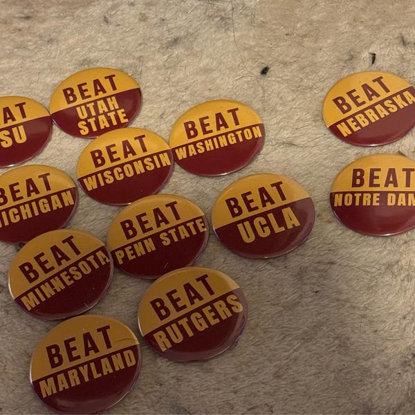 BEAT OPPONENT Buttons, Game Day Buttons, Beat Opponent Buttons, 2025 ...
