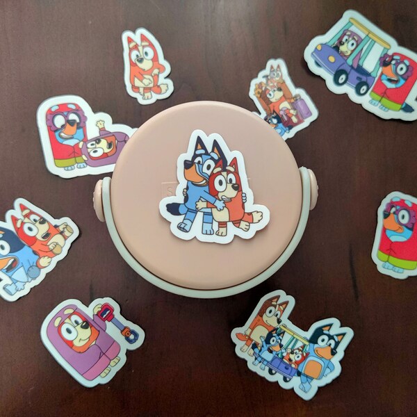 Bluey Halloween Stickers 10 Pack - Etsy