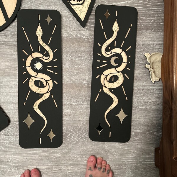 Sun & Moon Snake Panels - Etsy