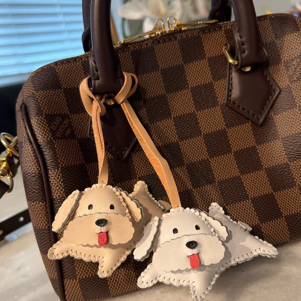Poodle Bag Charm, Unique Bag Charm, Cute Key Chain, Handmade Bag Charm ...