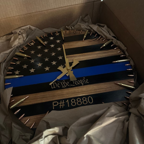 American Flag Clock,rustic USA Clock,patriotic Wall Clock,usa Flag ...