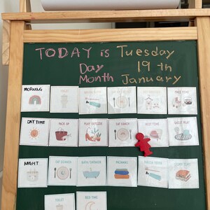 Routine Chart, Routine Checklist, Routine Cards, Daily Rhythm Cards ...