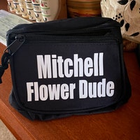 Flower Dude Personalized Fanny Packs /flower Man Waist Bag/the - Etsy