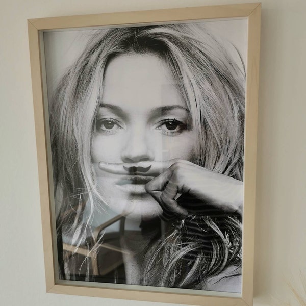 Kate Moss Print, Kate Moss Poster, Fashion Print, Life is Joke Print ...