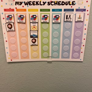 Kids Weekly Planner With Daily Calendar, Editable Weekly Kids Calendar ...