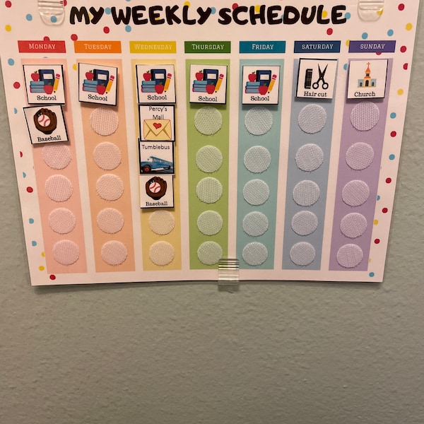 Kids Weekly Planner With Daily Calendar, Editable Weekly Kids Calendar ...