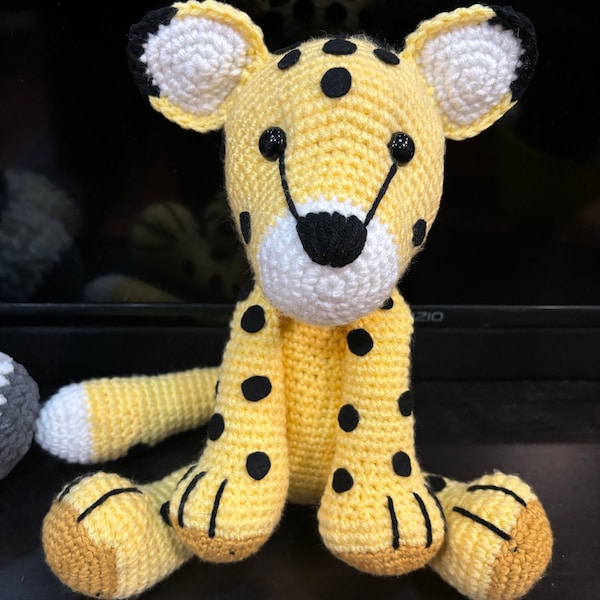 Snow Leopard Crochet Pattern, Cheetah Crochet Pattern, Cat Crochet ...