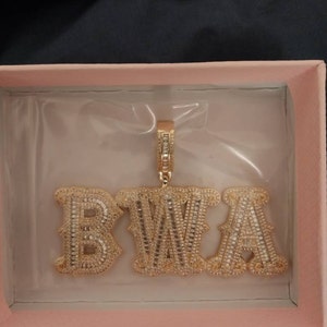 Icy Cursive Font Nameplate Necklace,custom Necklace With Cuban Chain ...