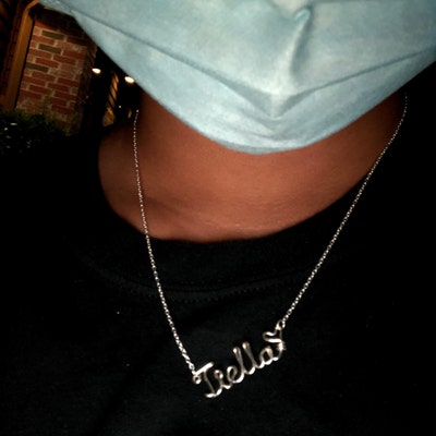 Wire Name Necklace Gold ,custom Necklace, Gold Name Necklace ...