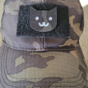 Cat Head Tactical Patch Multicam and Black Small - Etsy